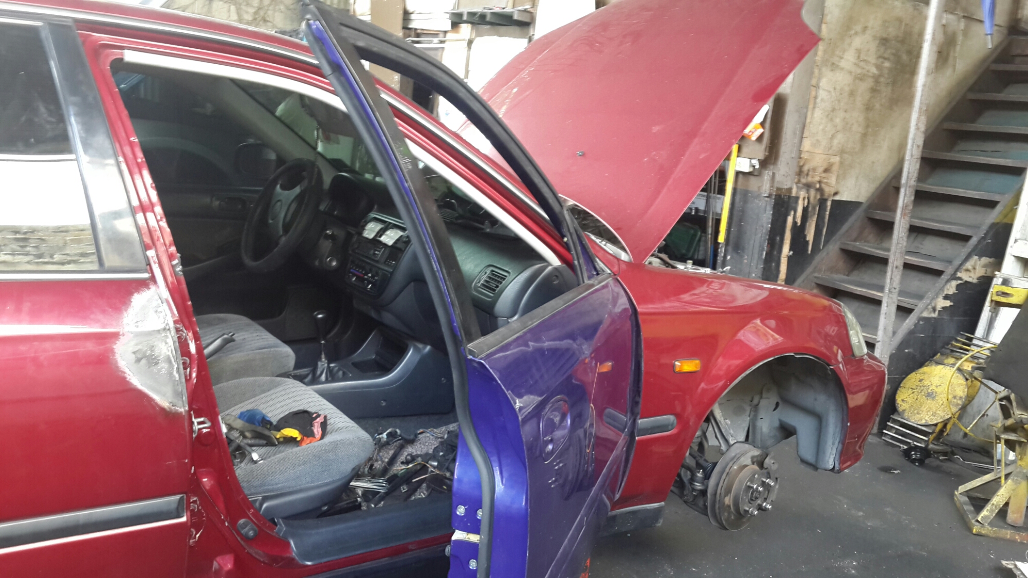 Honda Civic '99 - Auto Denter,Painting & Underchasis Cruven Crame ...